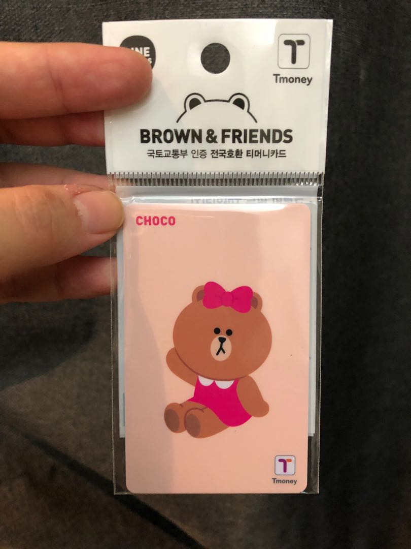 Line Friends - Choco T-money Card, Women's Fashion, Bags & Wallets ...