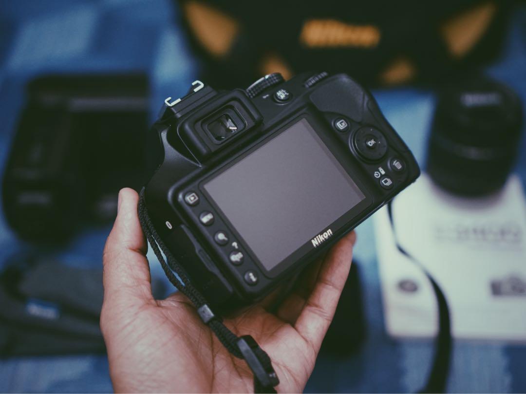 Nikon D3400 full set, Photography, Lens & Kits on Carousell
