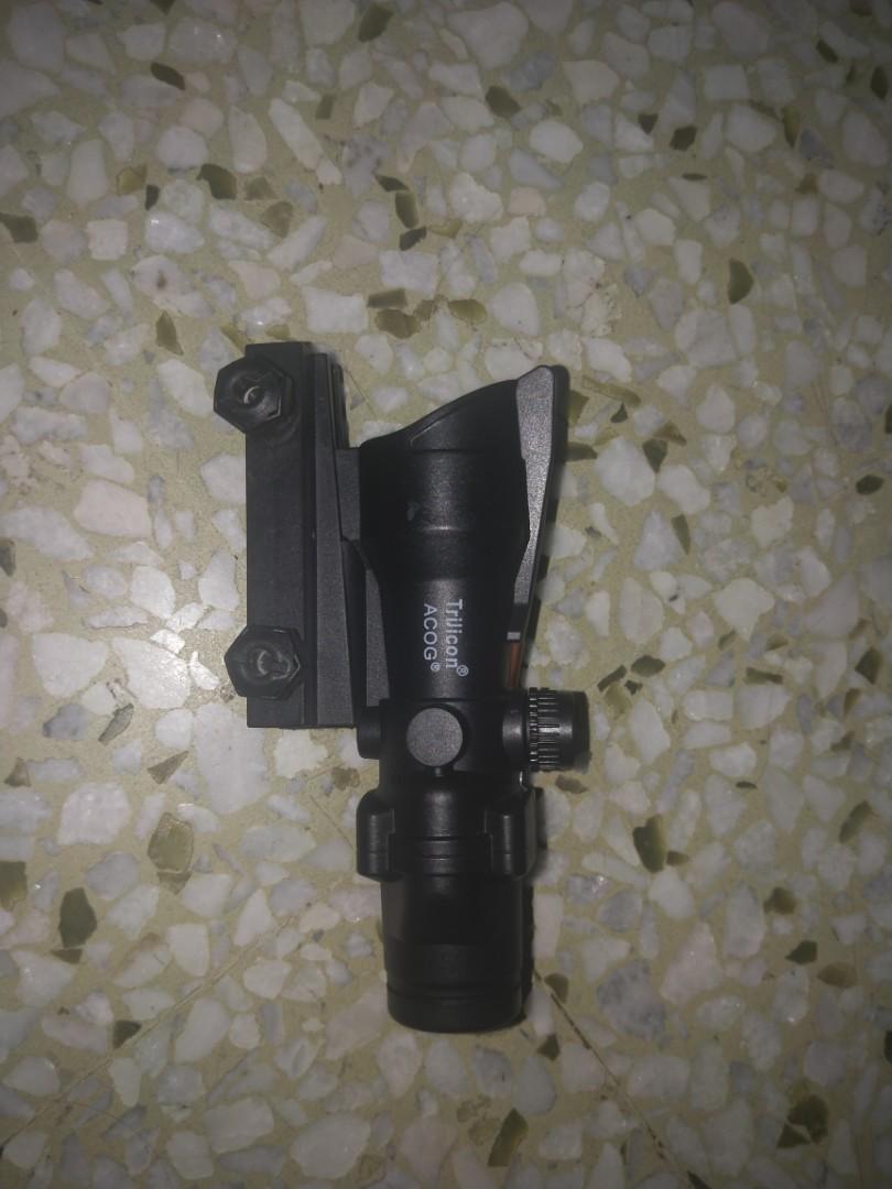 Plastic acog scope for nerf..., Everything Else on Carousell