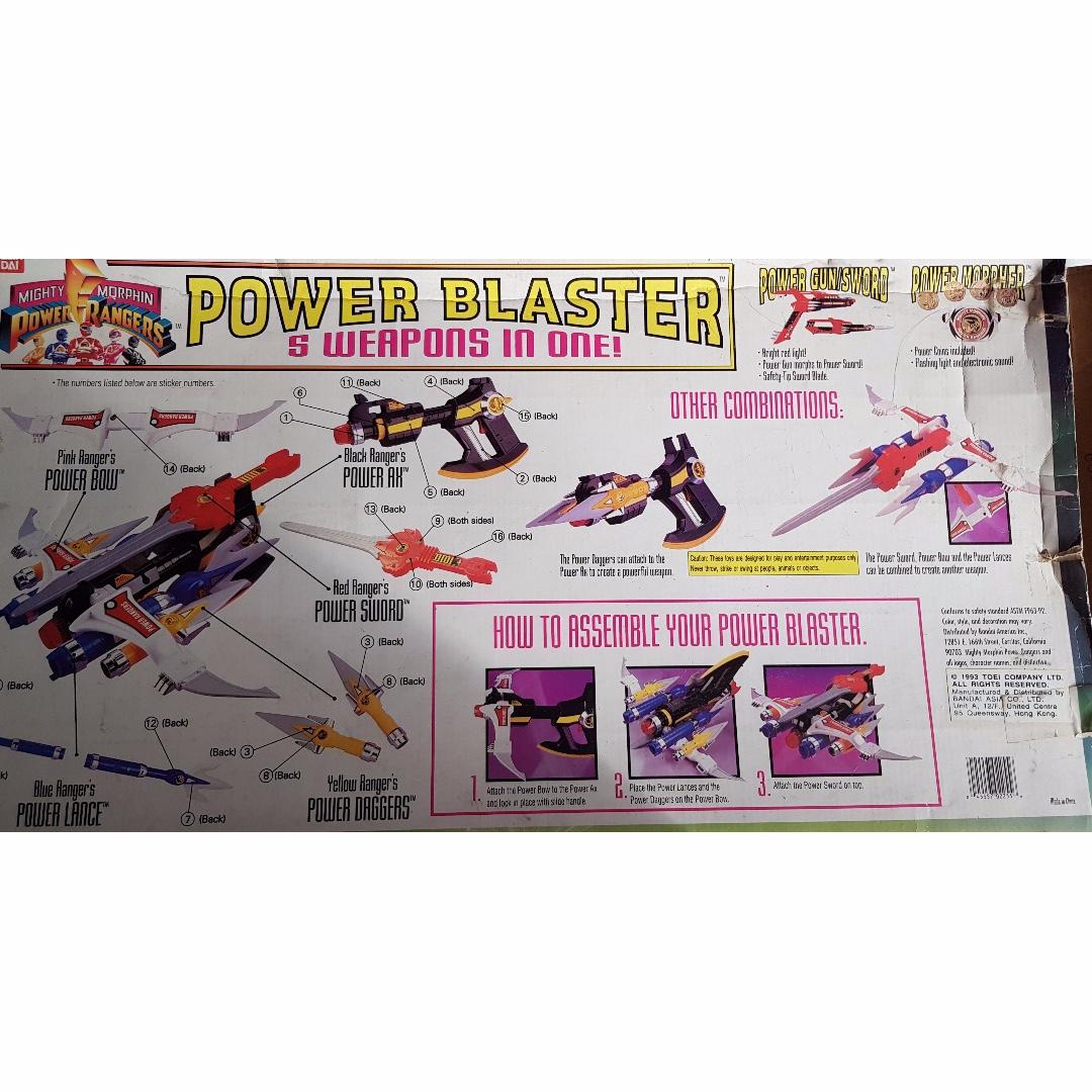 Power Rangers Power Blaster, Hobbies & Toys, Toys & Games on Carousell