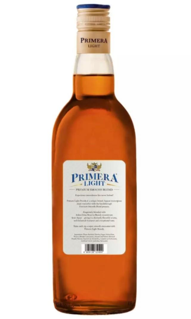 PRIMERA LIGHT BRANDY 1 DOZEN 750ML SALE!!!, Food & Drinks, Local Eats ...