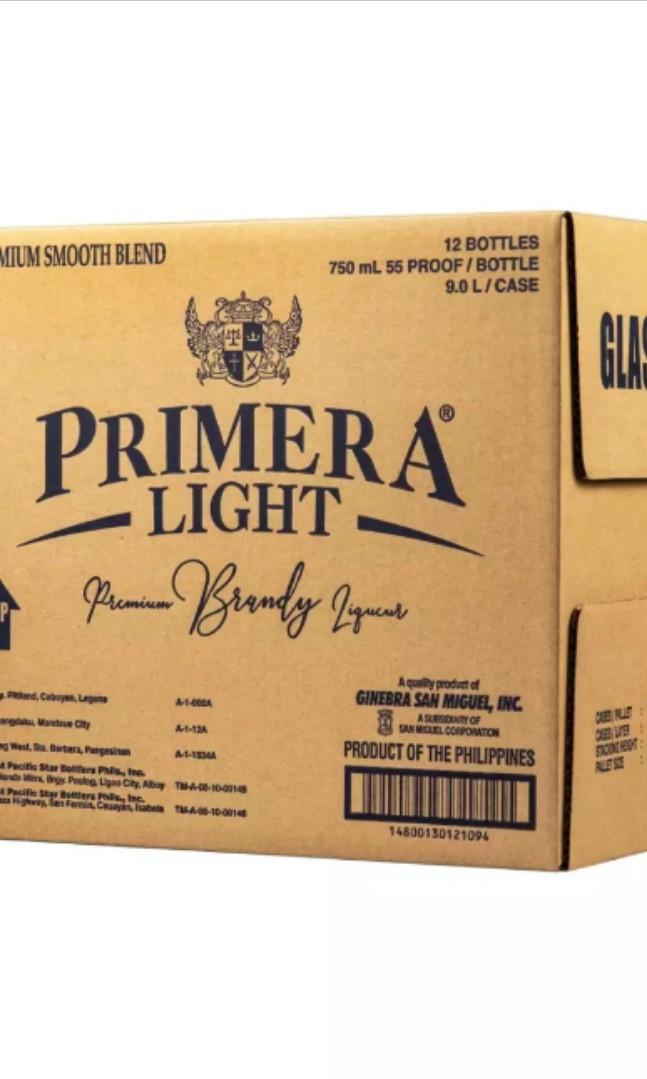 PRIMERA LIGHT BRANDY 1 DOZEN 750ML SALE!!!, Food & Drinks, Local Eats ...