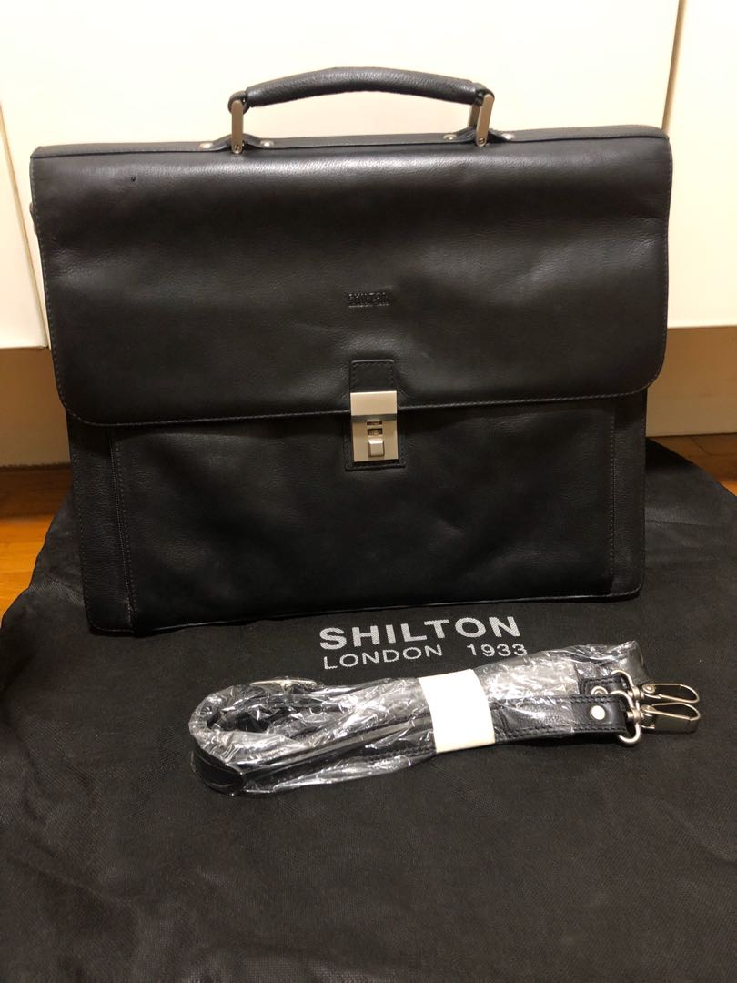 Shilton London Briefcase, Luxury, Bags & Wallets on Carousell