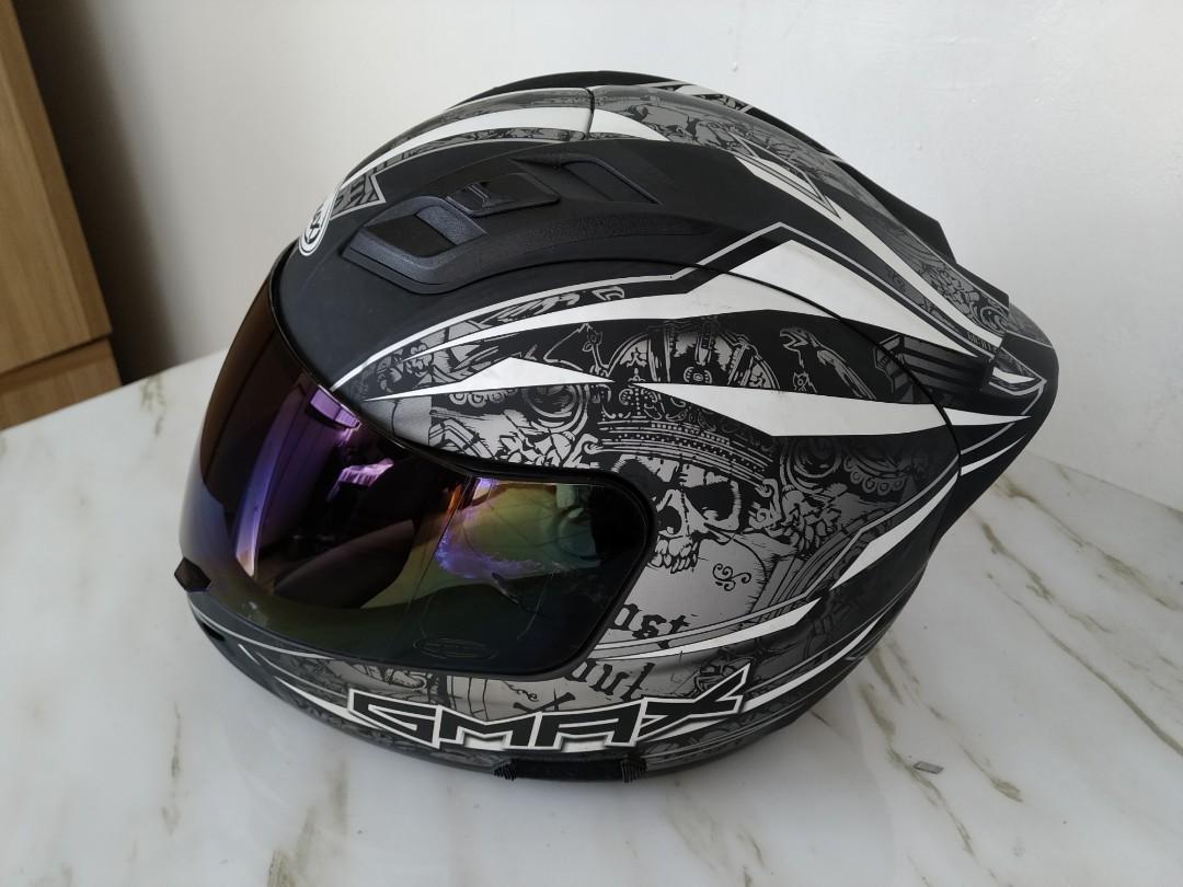 二手【SOL GMAX彩繪閃靈】安全帽, 汽機車零配件在旋轉拍賣