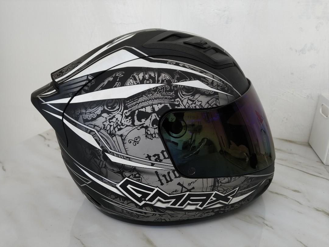 二手【SOL GMAX彩繪閃靈】安全帽, 汽機車零配件在旋轉拍賣