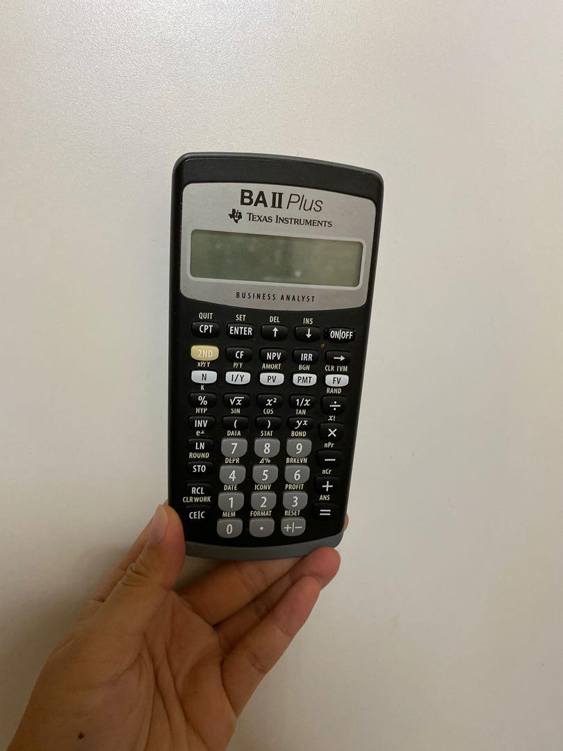 Texas instrument BAII Plus, Computers & Tech, Office & Business ...