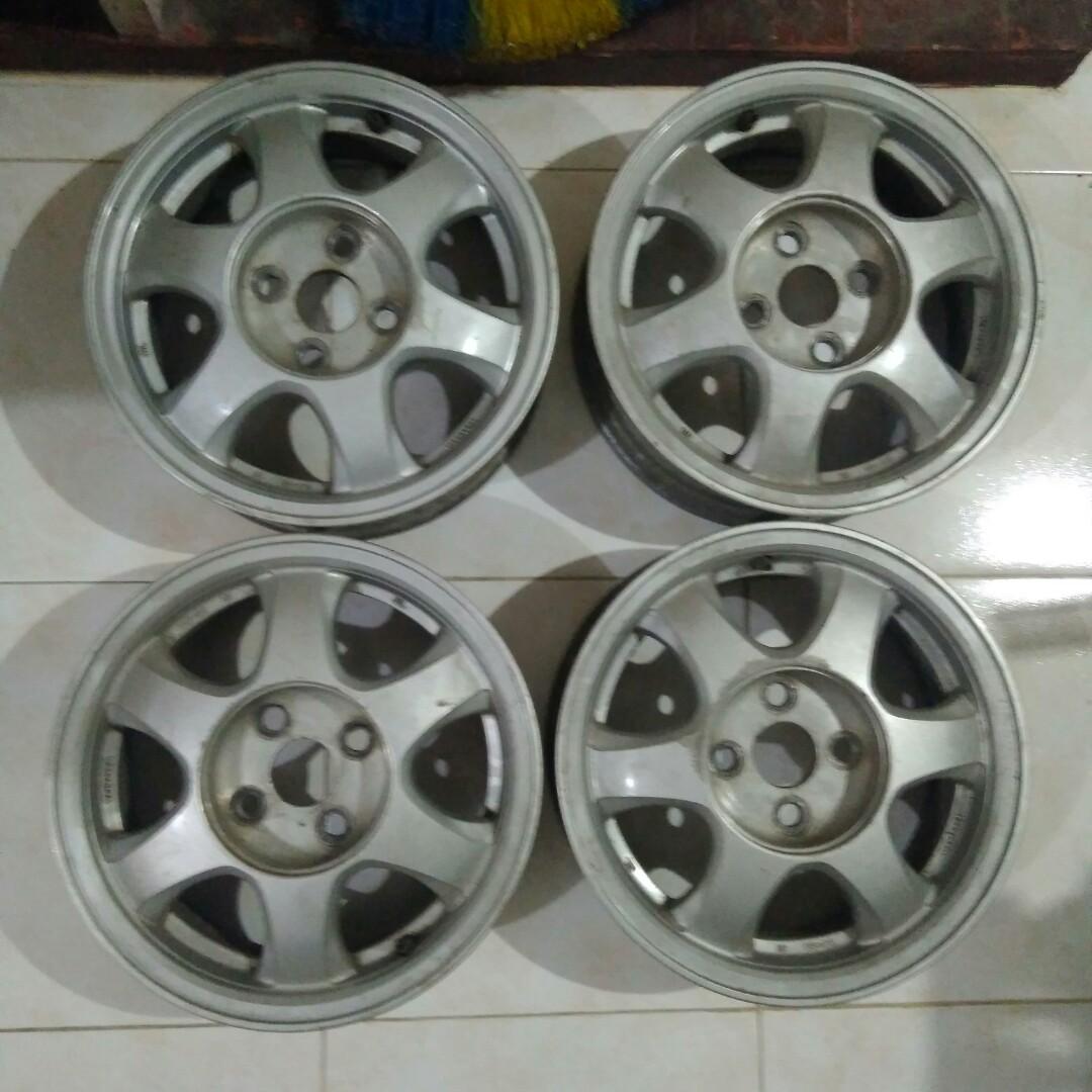 Velg Soluna 2000 Original Copotan, Aksesoris Mobil di Carousell