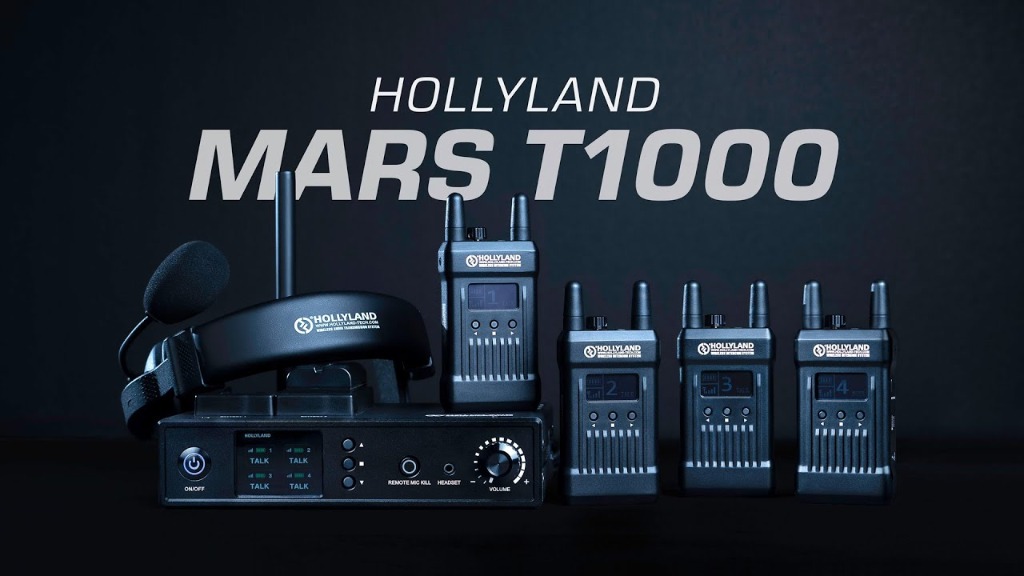 1000 ft Full-Duplex Wireless Intercom System, Hollyland MARS T1000 (1 ...