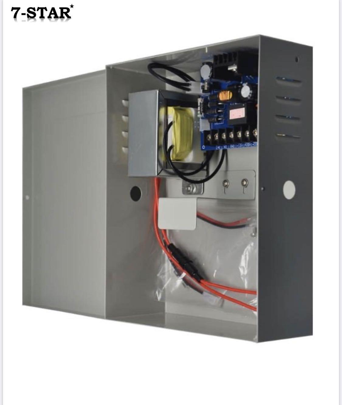 Ebelco 12V/7Ah Rechargeable Battery UPS for:Biometric Door Access ...