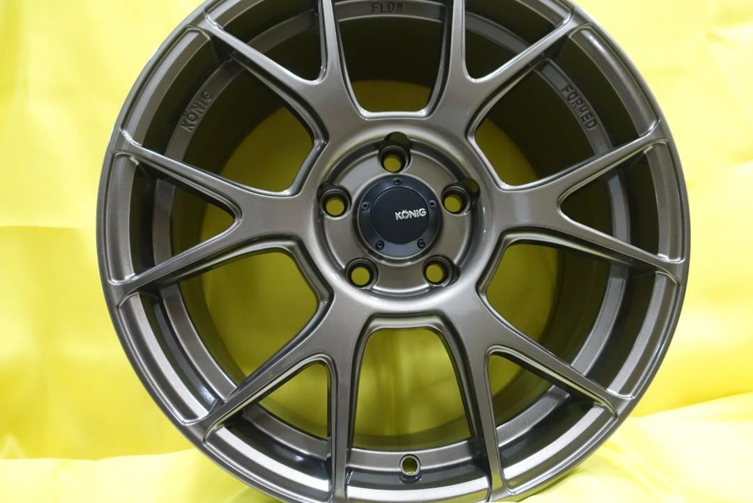 17" Konig Ampliform 17x8.0 +40 flow formed rims, Car Accessories, Tyres ...