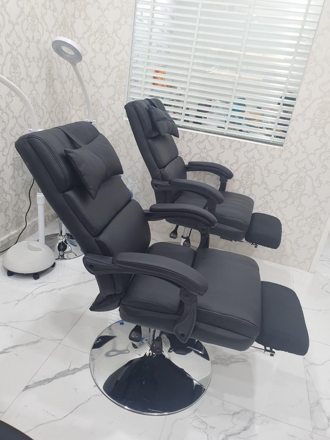 Adjustable chairs/salon bed, Furniture & Home Living, Furniture, Chairs ...