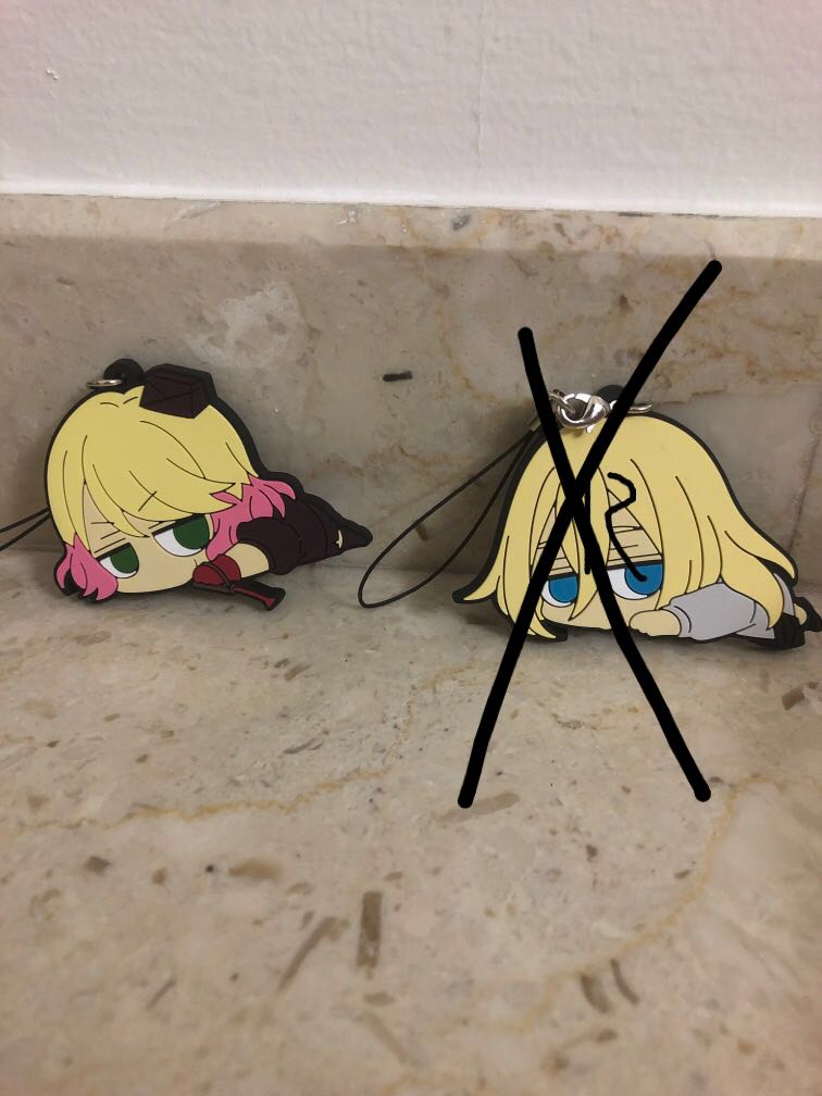 Angels of death keychains, Hobbies & Toys, Memorabilia & Collectibles, Fan Merchandise on Carousell