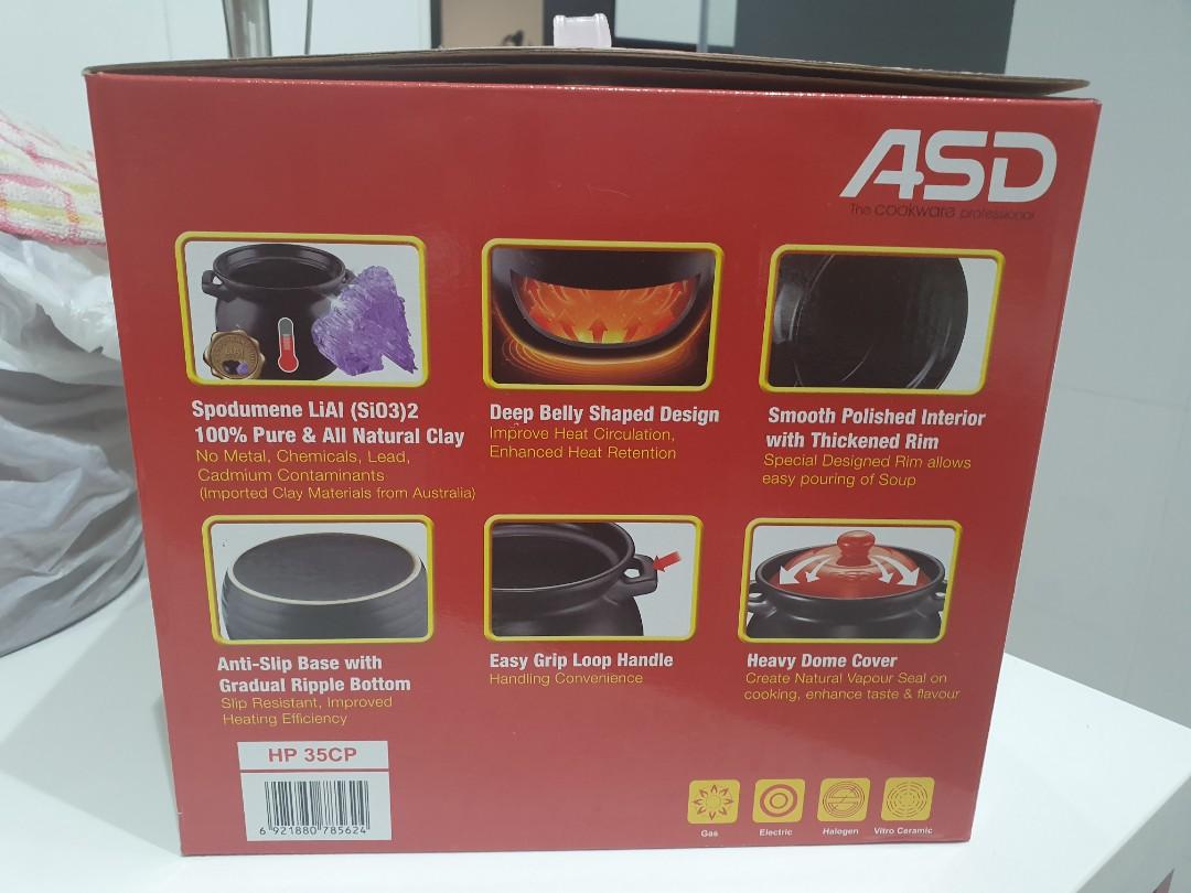 ASD 3.5 Litres Nourishing Claypot Casserole, Furniture & Home Living ...