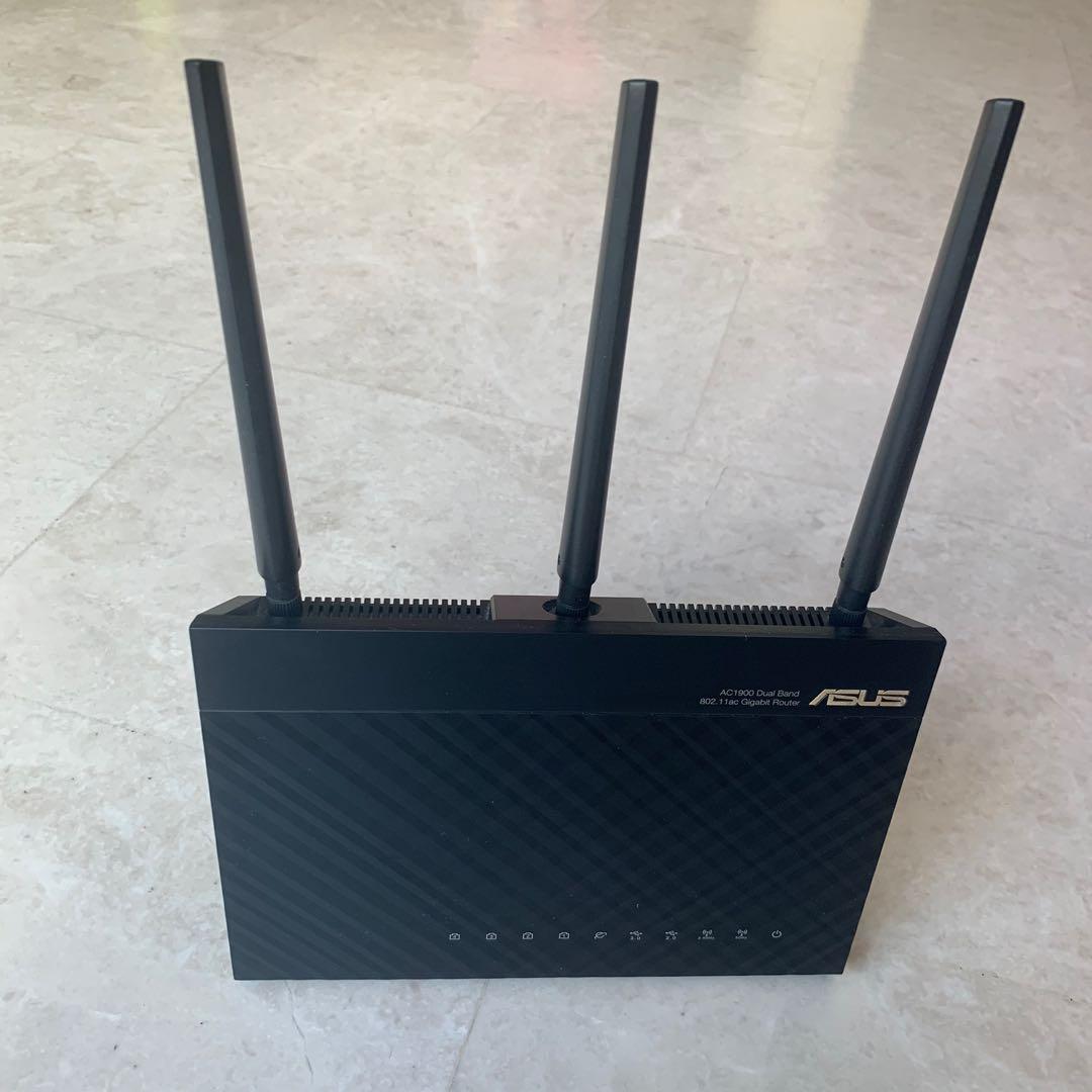 ASUS AC1900 Dual Band Gigabit Router, Computers & Tech, Parts ...