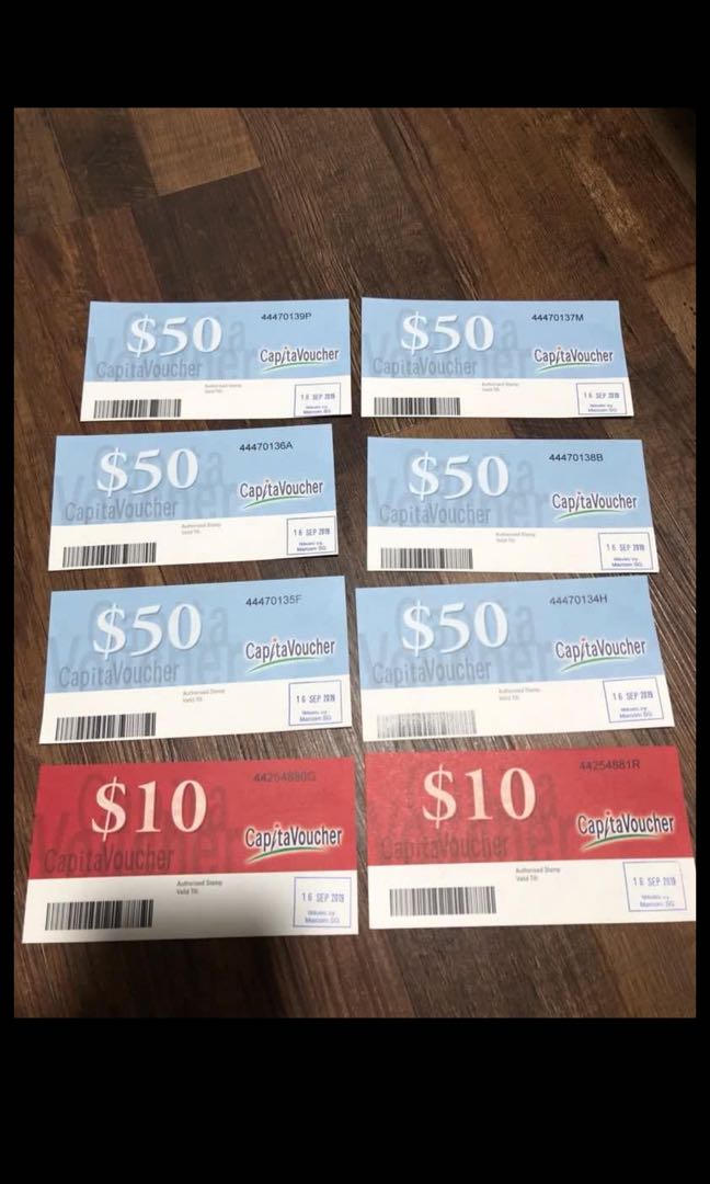 Capital Mall, Tickets & Vouchers, Vouchers on Carousell