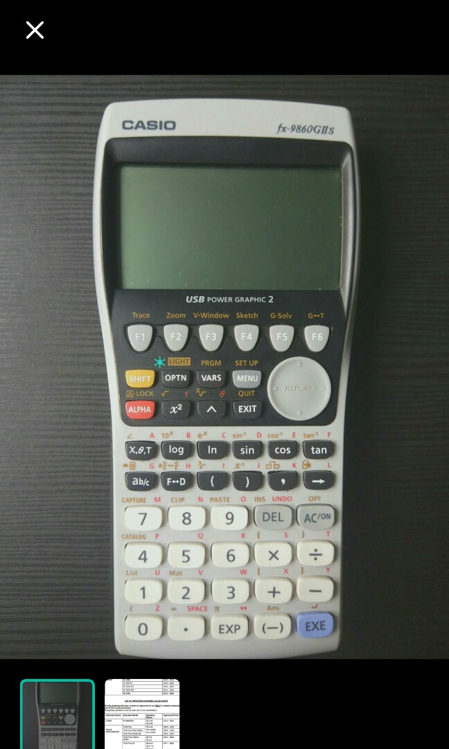 Casio Graphing Calculator, Computers & Tech, Office & Business ...