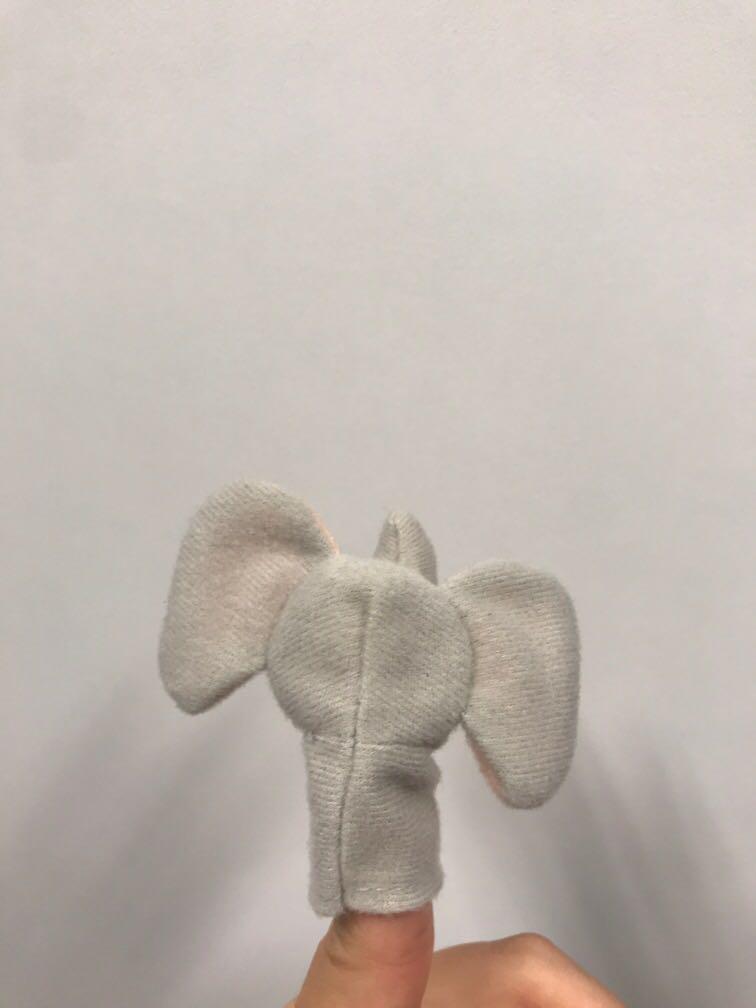 Elephant Finger Puppet, Hobbies & Toys, Toys & Games on Carousell