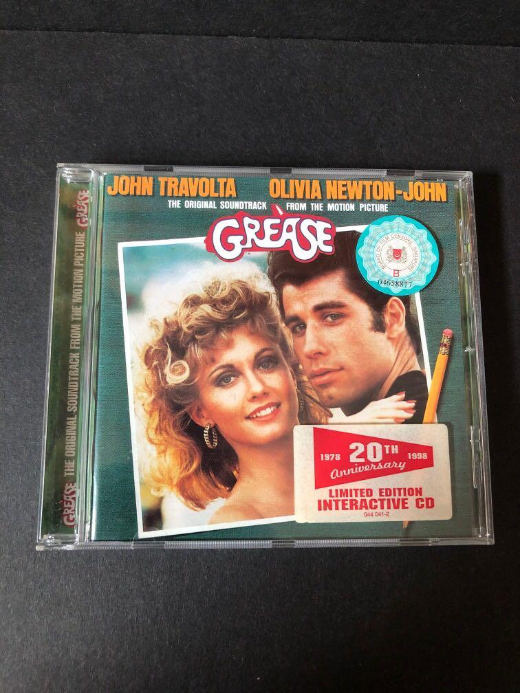 Grease soundtrack / CD John Travilta Olivia Newton-John, Hobbies & Toys ...