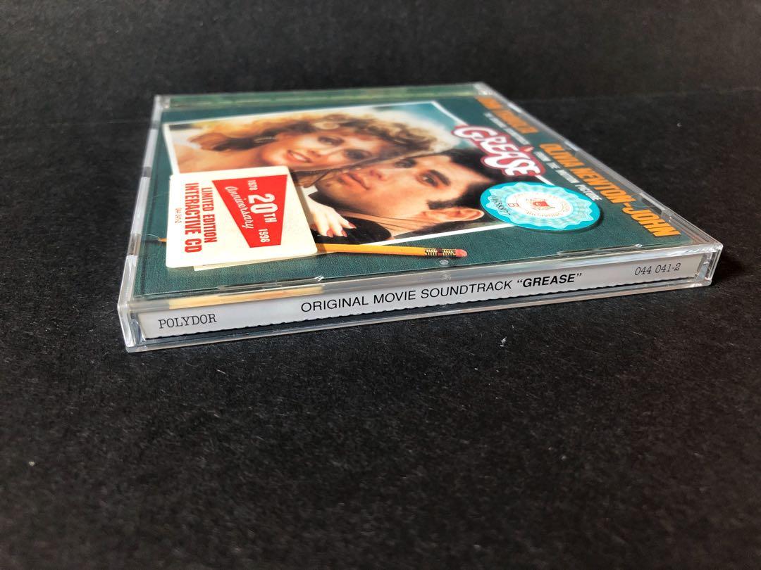 Grease soundtrack / CD John Travilta Olivia Newton-John, Hobbies & Toys ...