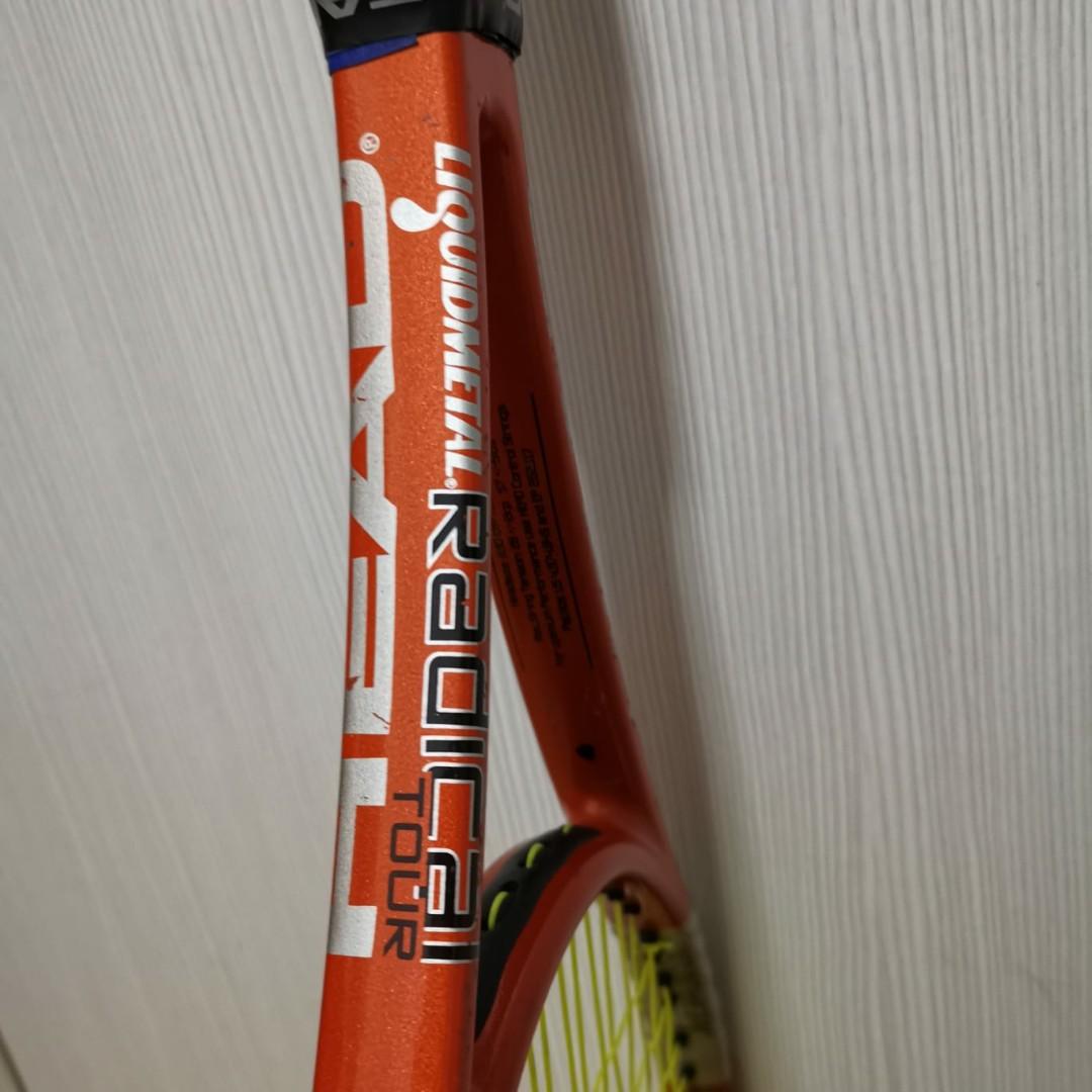 Head Liquidmetal Radical Tour Tennis racket, Sports Equipment, Sports ...