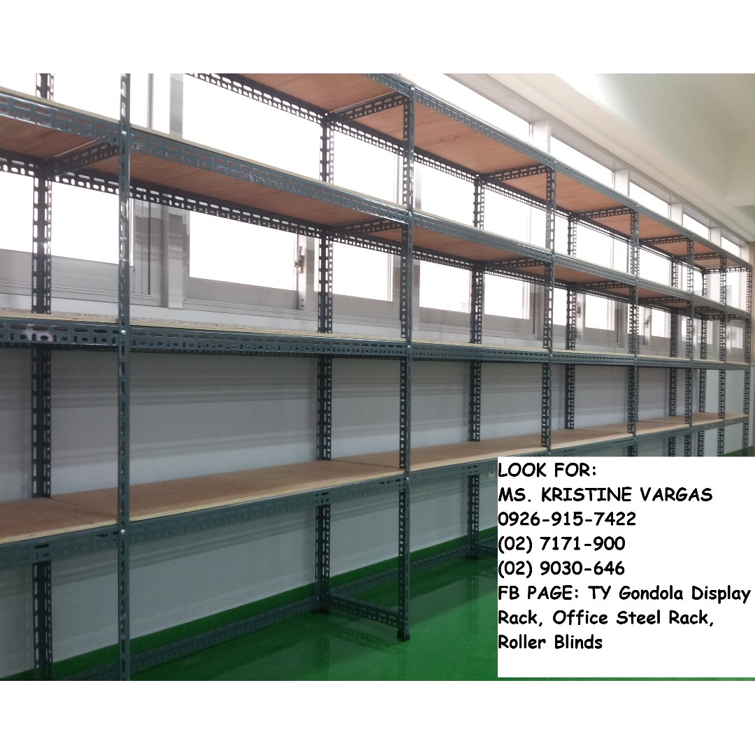 Heavy duty steel rack open type boltless collapsible steel shelves ...