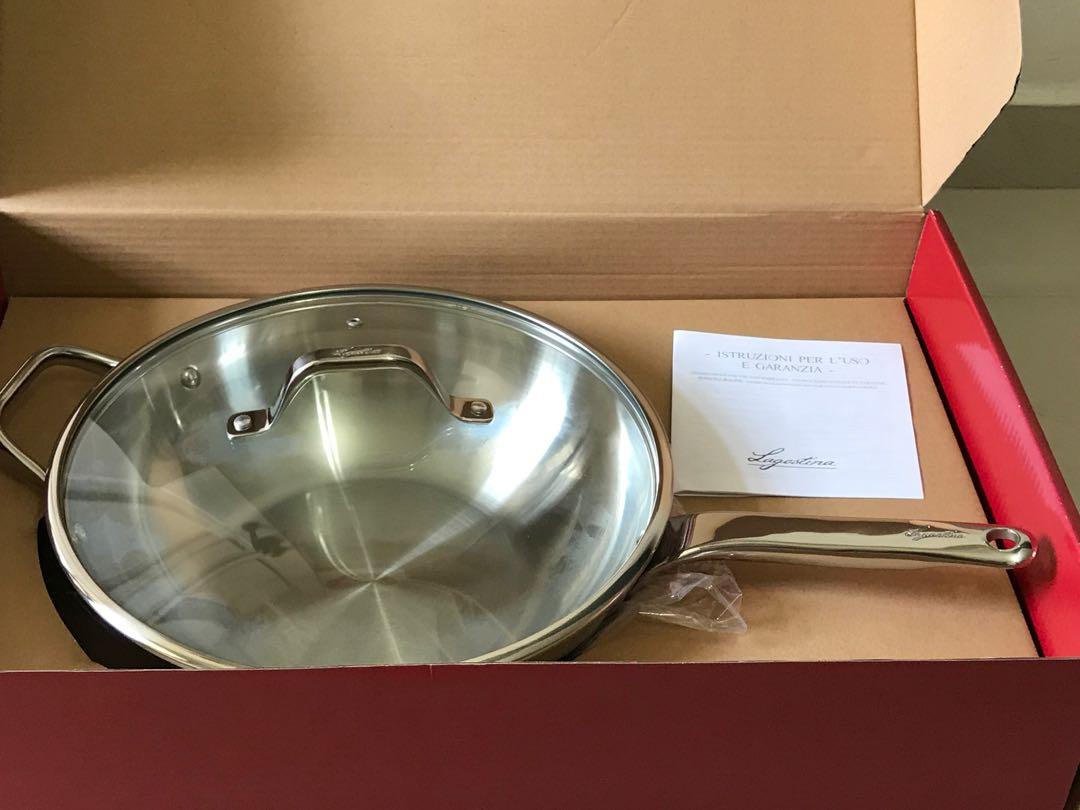 Lagostina frying pan with lid 32cm, Furniture & Home Living ...