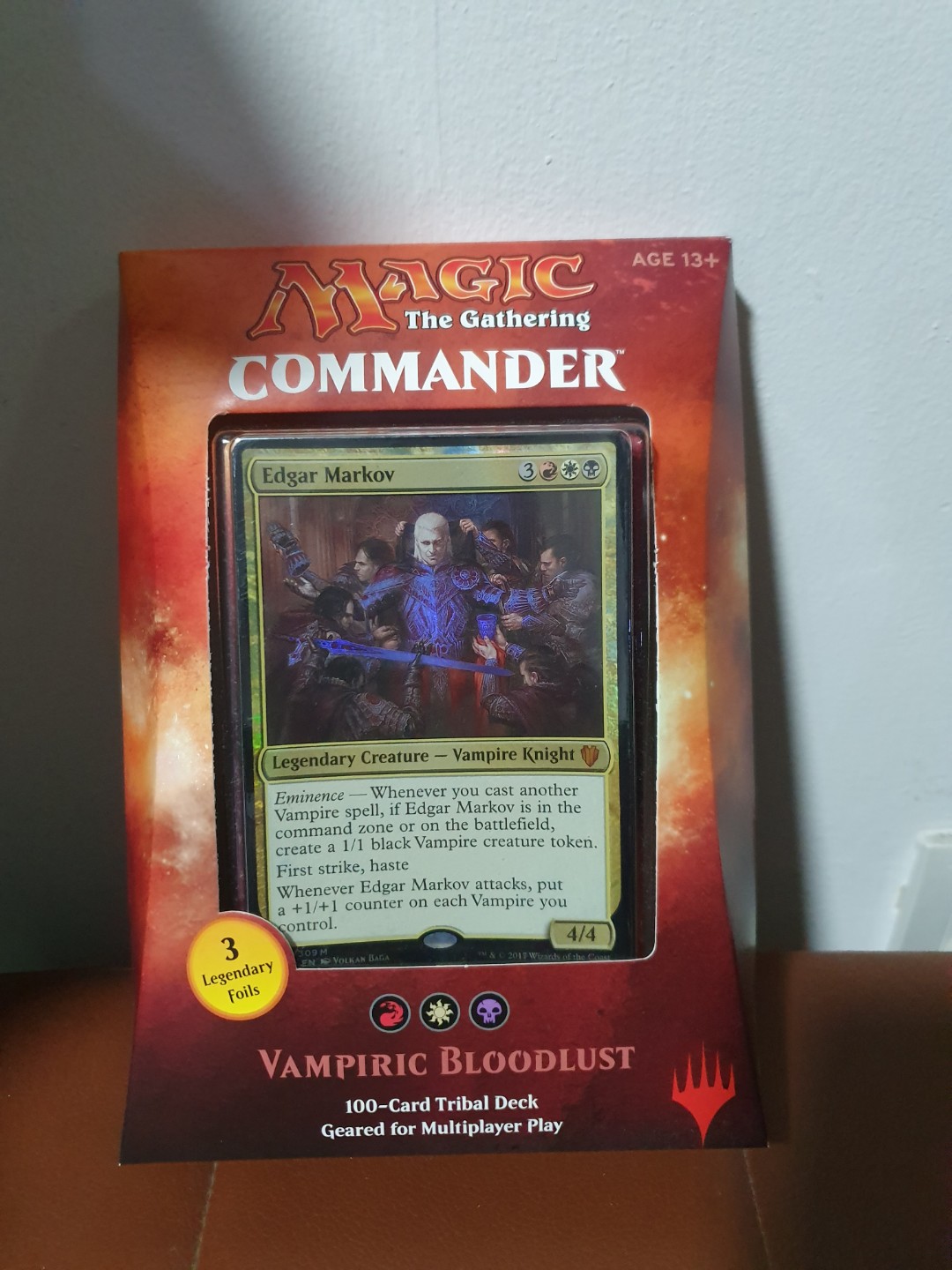 Magic The Gathering Commander 2017: Vampiric Bloodlust, Hobbies & Toys ...