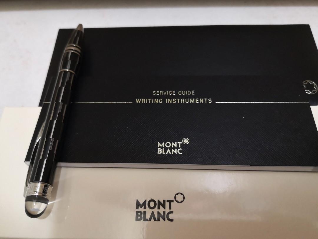Montblanc StarWalker Black Mystery Lacquer Ballpoint Pen, Luxury ...