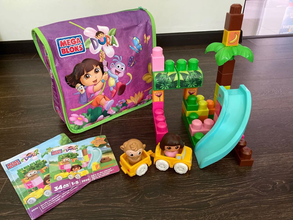 Nickelodeon Dora the Explorer Mega Bloks Pack, Babies & Kids, Toys ...
