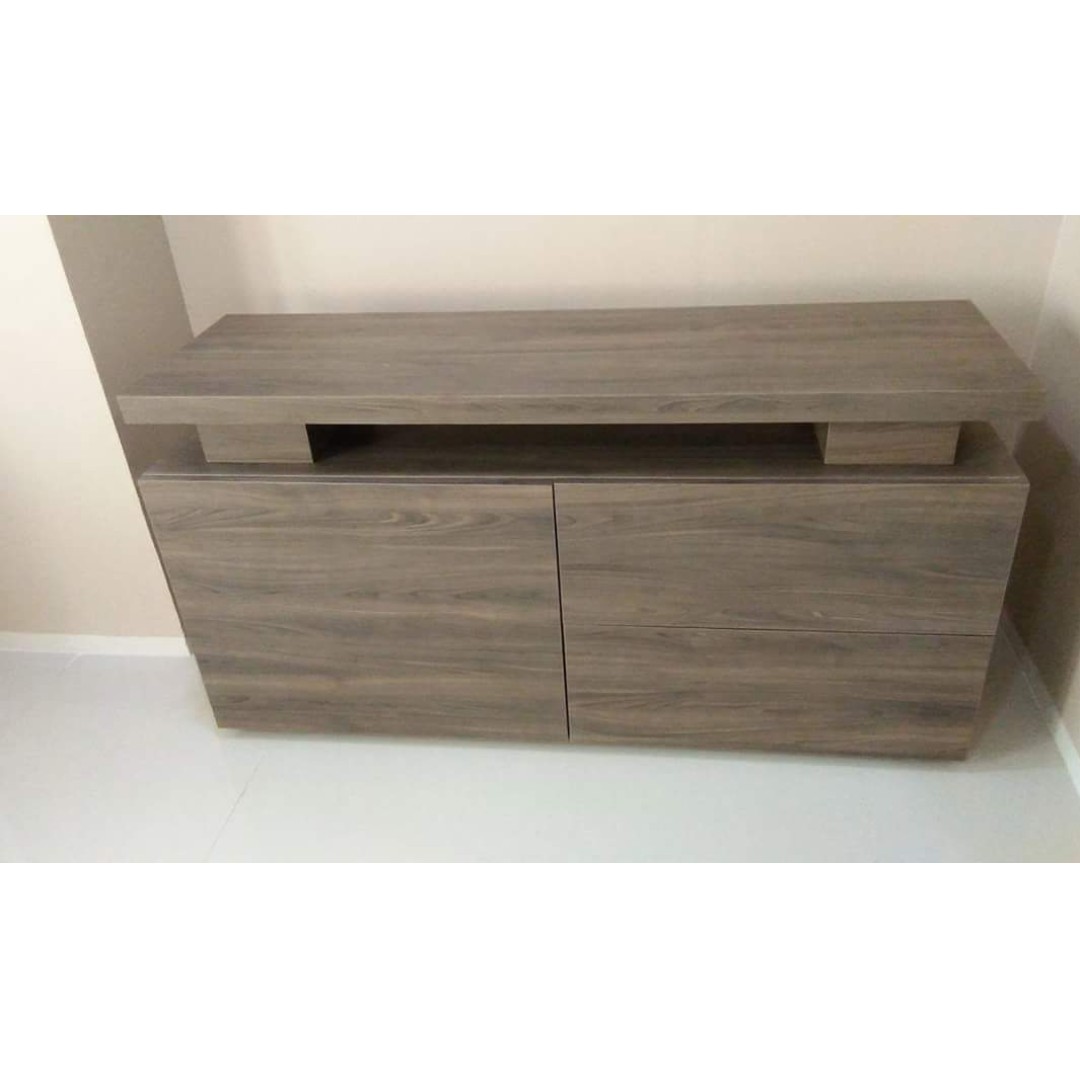 Office Table -Front Desk- swing door Cabinet (Customize Table ...