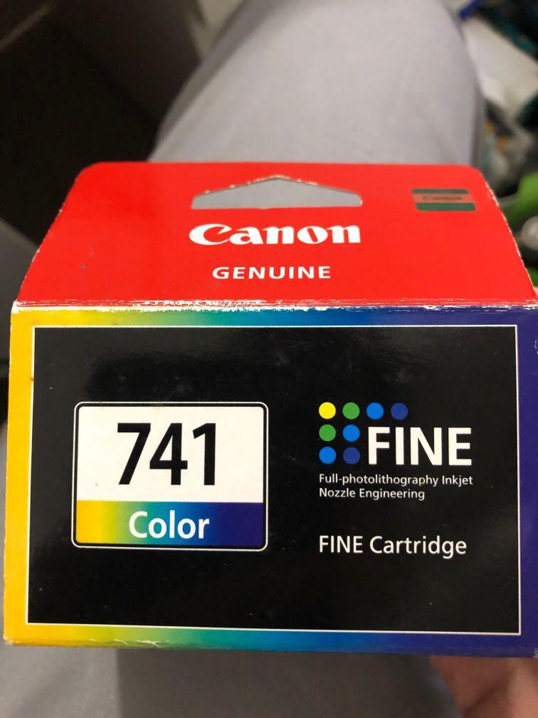 Original Canon 741 Color Cartridge, Computers & Tech, Printers ...