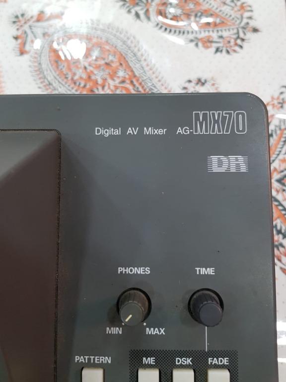 Panasonic Digital Av Video Mixer - AG MX70, TV & Home Appliances, TV & Entertainment ...