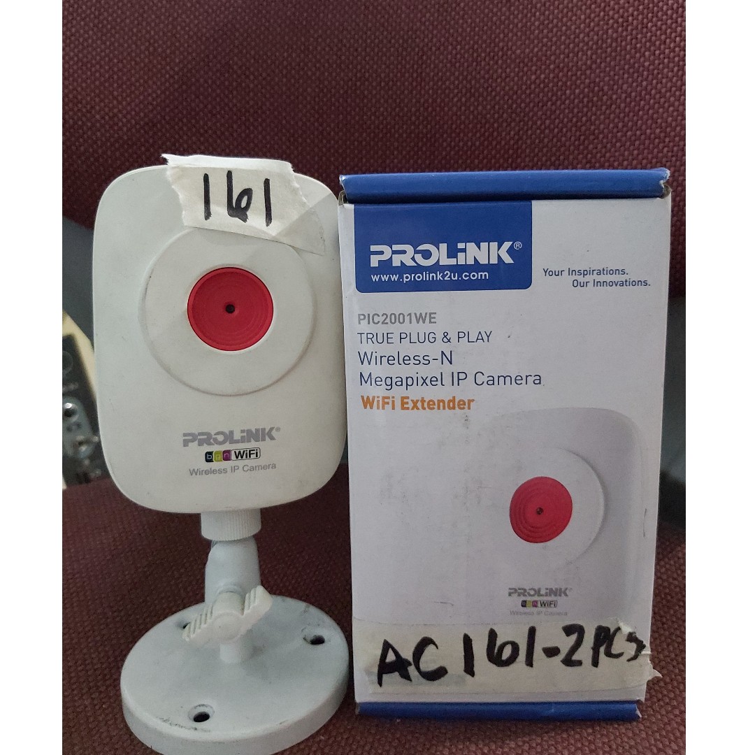 Prolink CCTV Wireless IP Camera Indoor @ P1500 Each, Furniture & Home ...