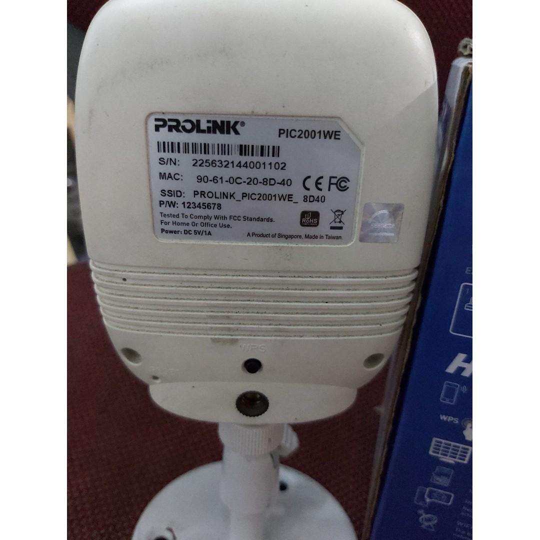 Prolink CCTV Wireless IP Camera Indoor @ P1500 Each, Furniture & Home ...
