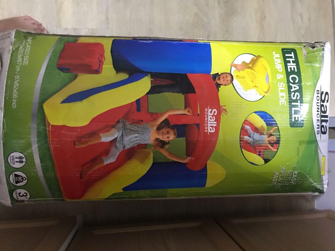 Salta bouncing castle and slide, Hobbies & Toys, Toys & Games on Carousell
