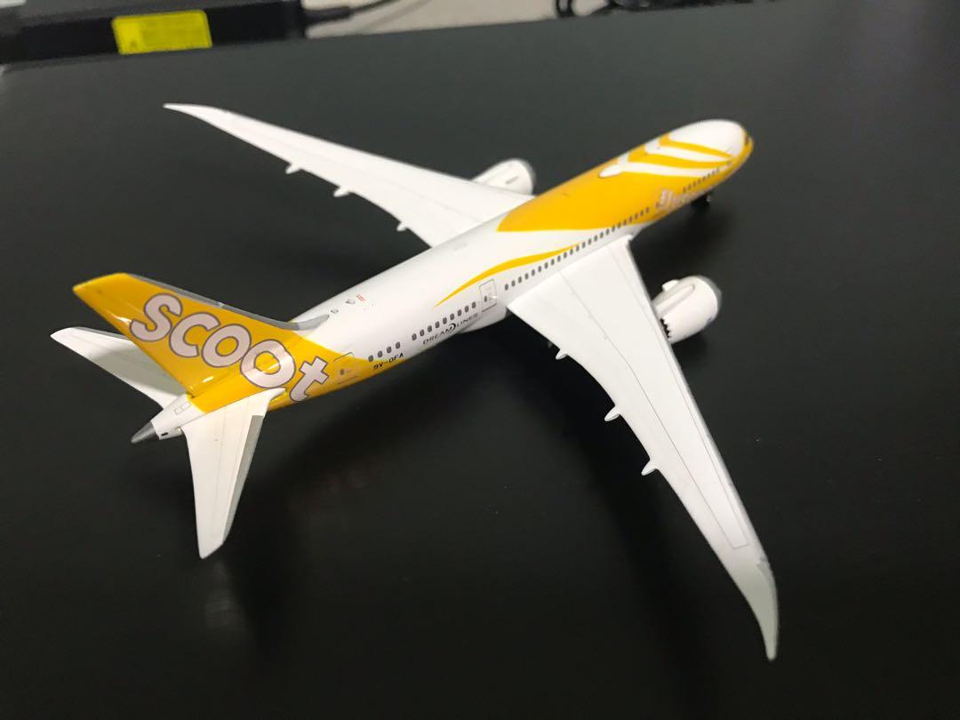 Scoot 787-8 model, Hobbies & Toys, Toys & Games on Carousell
