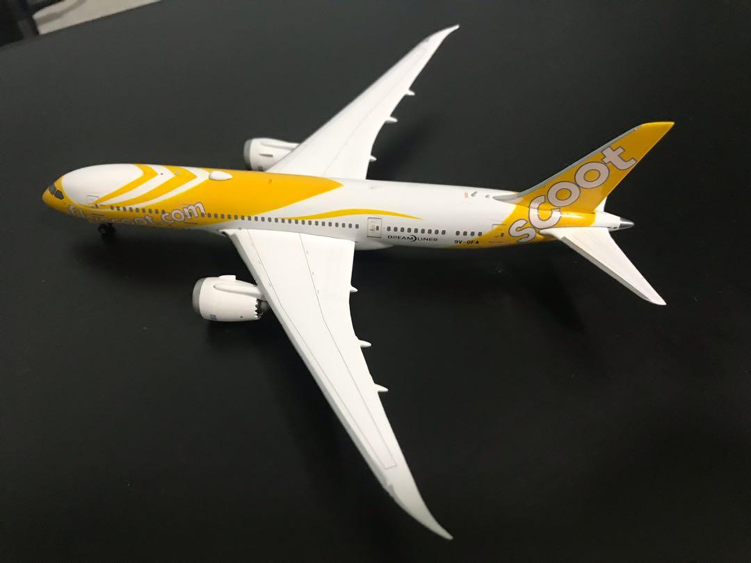 Scoot 787-8 model, Hobbies & Toys, Toys & Games on Carousell