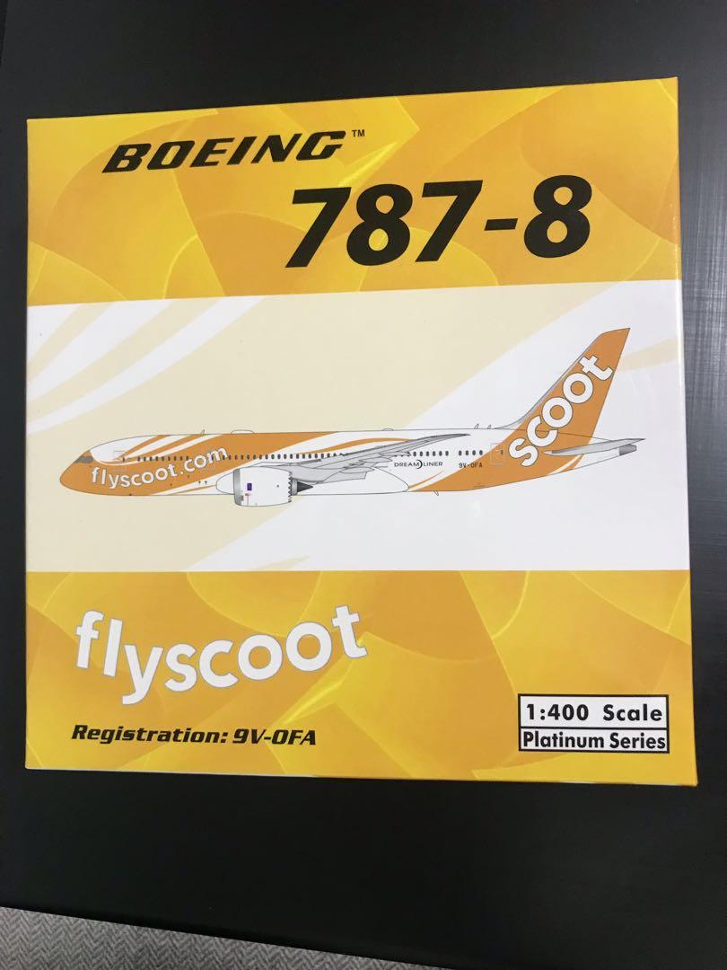 Scoot 787-8 model, Hobbies & Toys, Toys & Games on Carousell