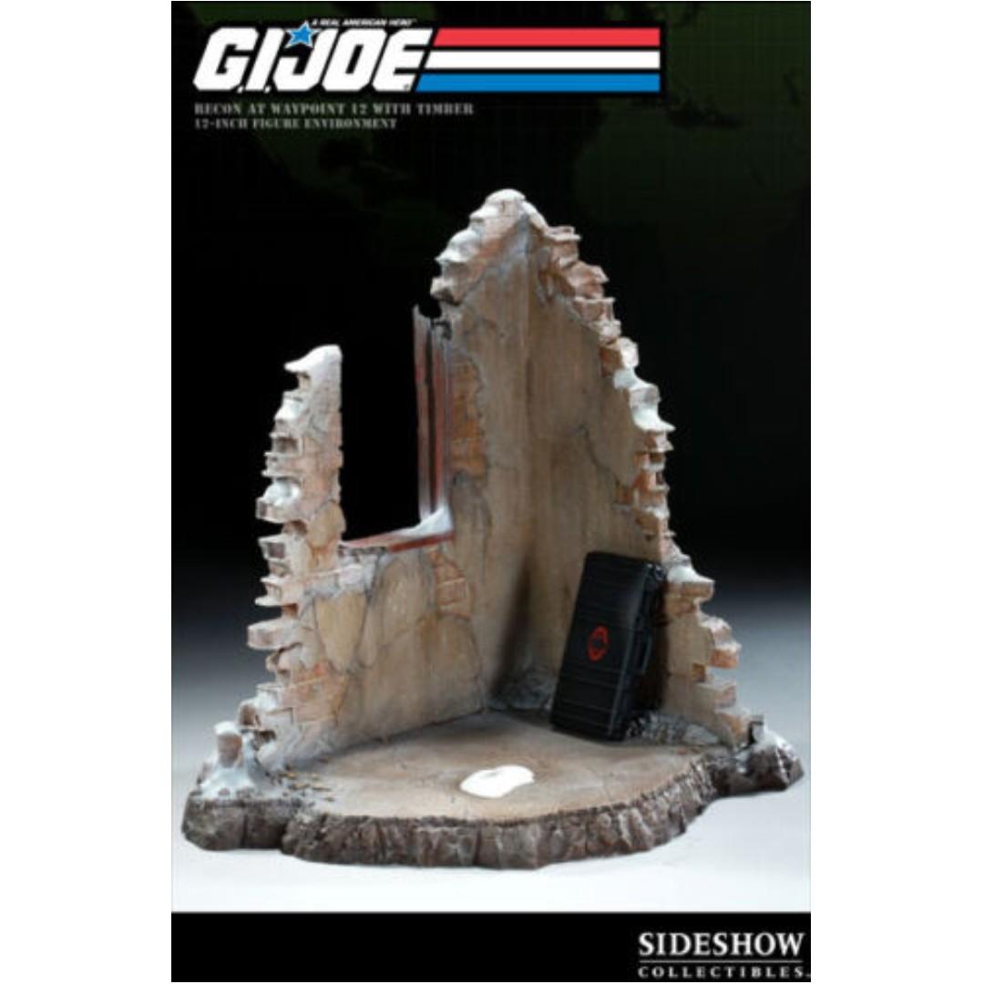 Sideshow G.I. Joe Recon at Waypoint 12 with Timber 1:6 Scale Diorama ...