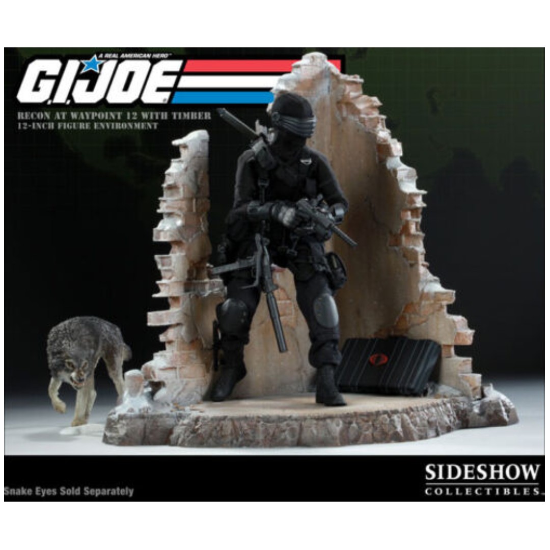 Sideshow G.I. Joe Recon at Waypoint 12 with Timber 1:6 Scale Diorama ...