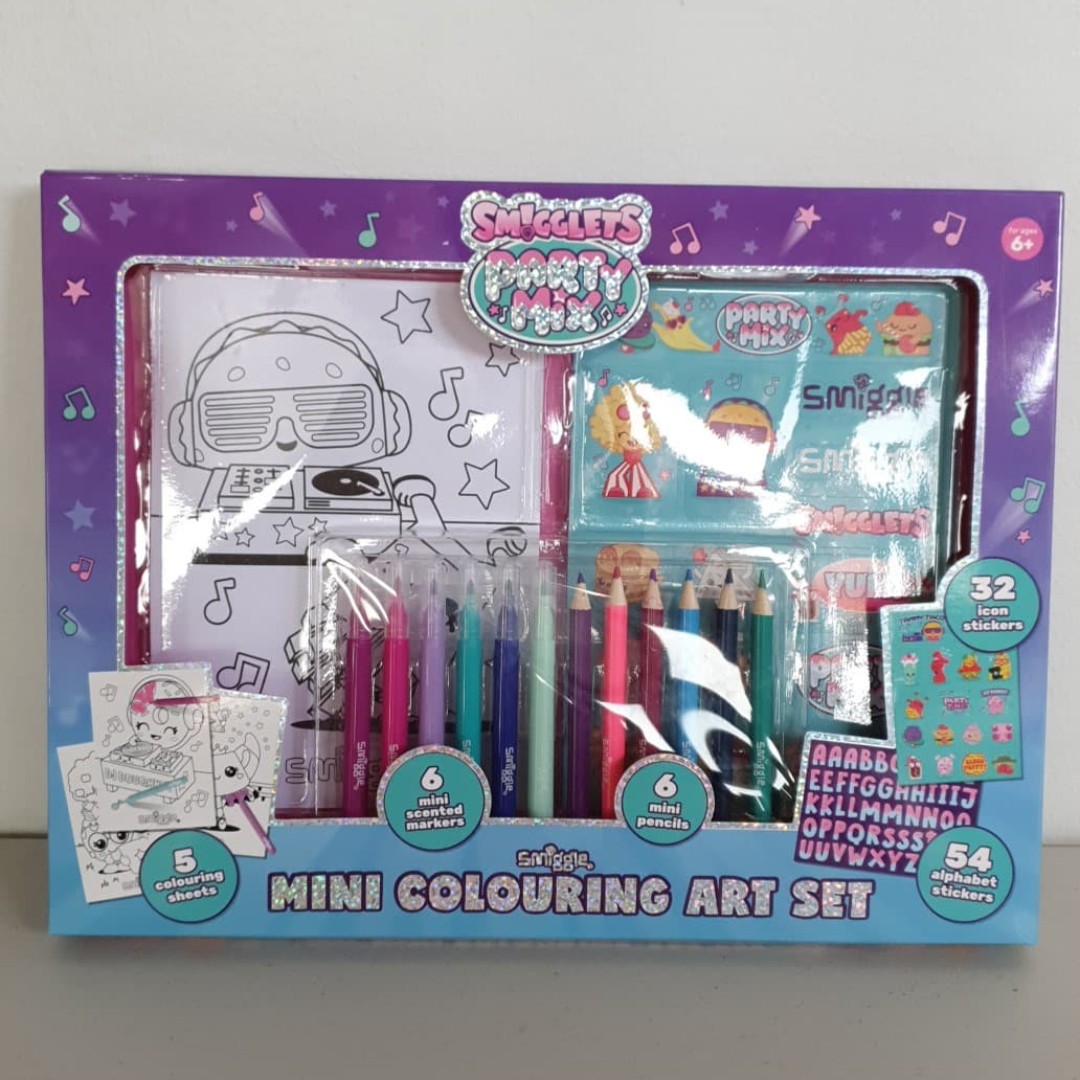 Smigglets Mini Colouring Art Set, Hobbies & Toys, Stationary & Craft ...