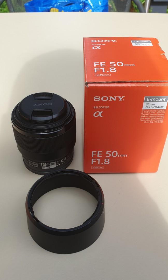 Sony FE 50mm F1.8 SEL50F18F, Photography, Lens & Kits on Carousell