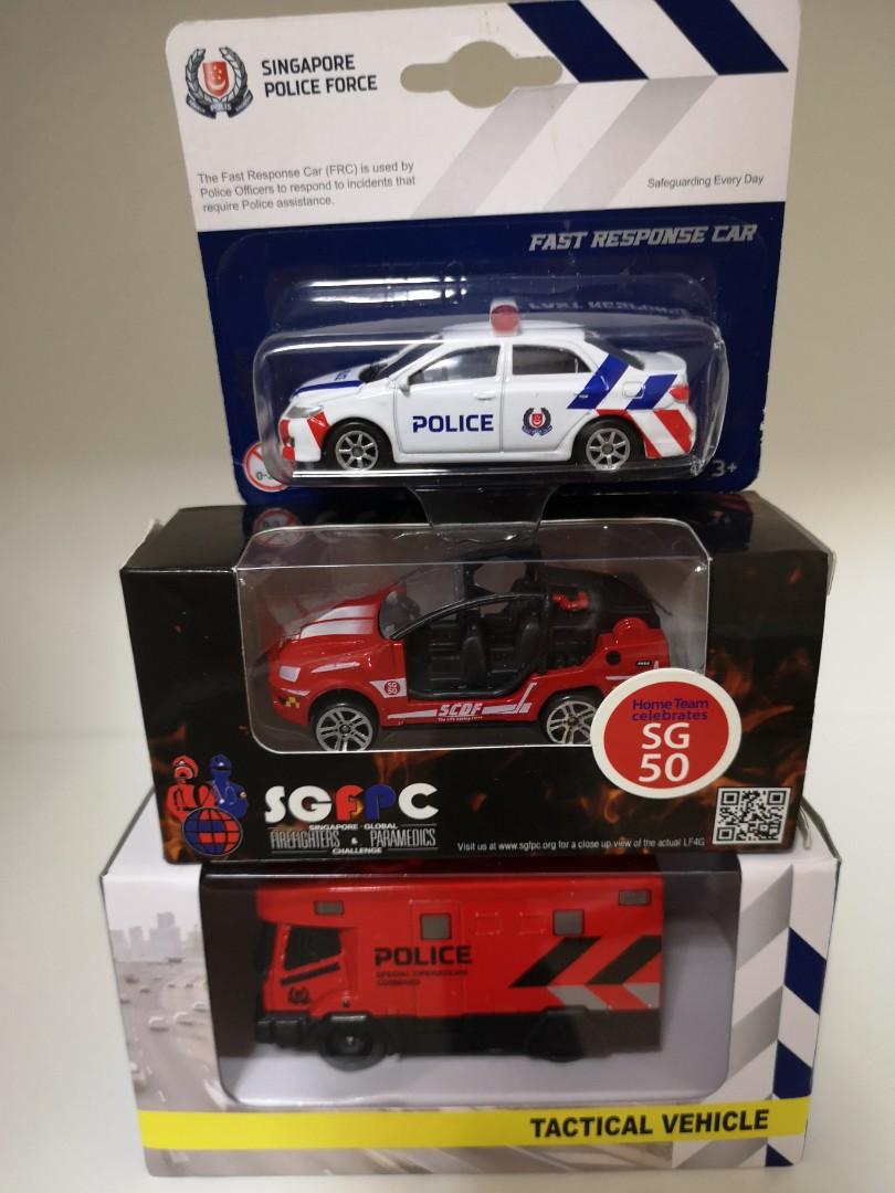 SPF and SCDF Police/ Fire Rescue Vehicles Set, Toys & Games, Others on ...