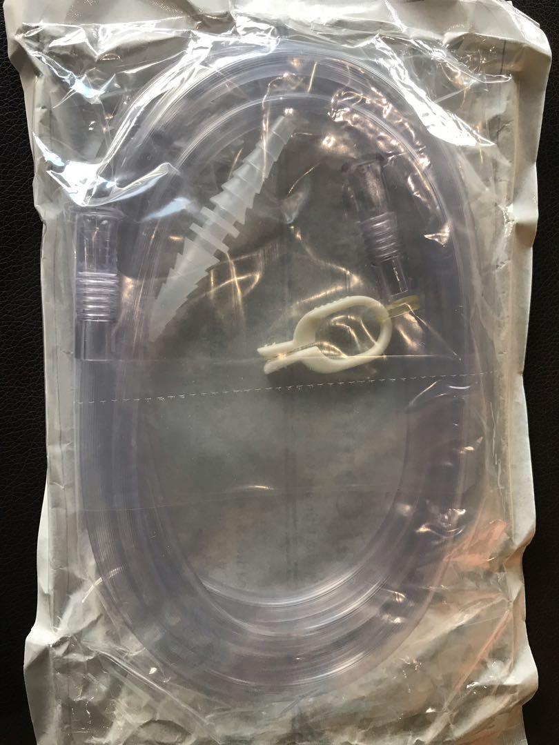 Sterile connecting tube w connector & clip, Health & Nutrition, Medical ...