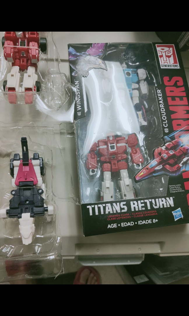 Transformers Titan Returns Clones: Cloud raker & Fastclash Vs Wingspan ...