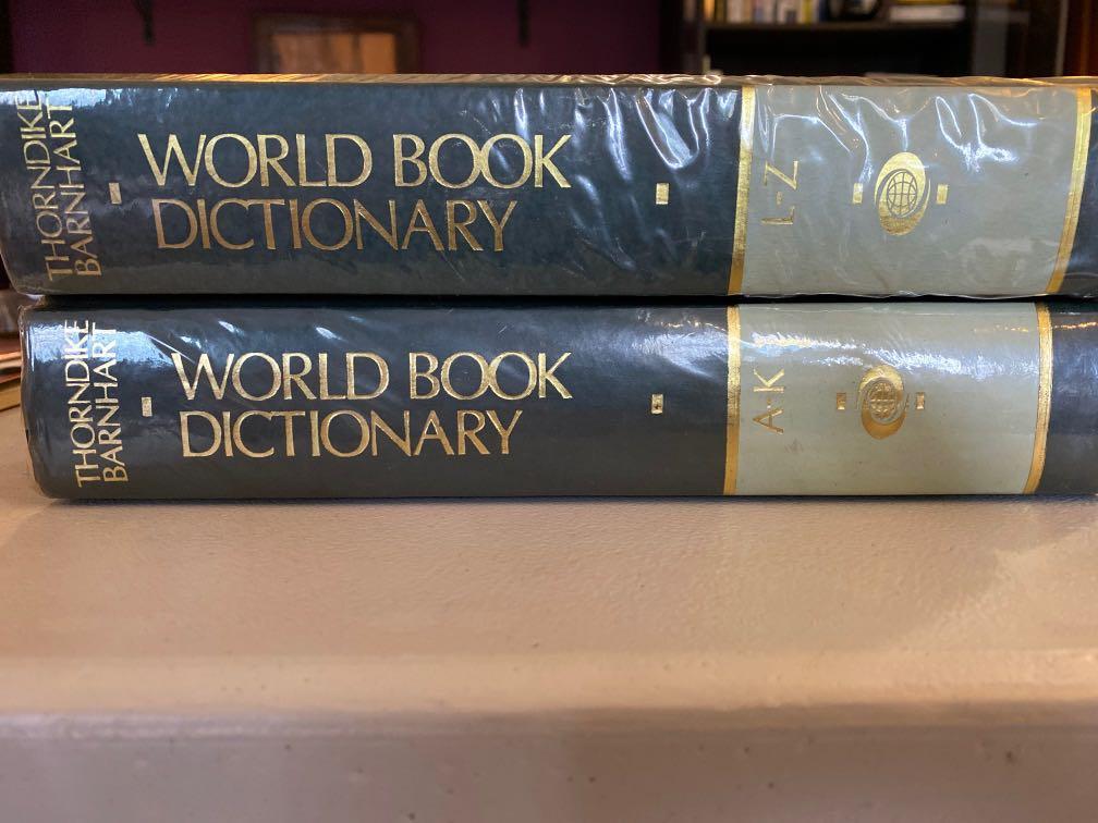 World book dictionary 2 volumes, Hobbies & Toys, Books & Magazines ...
