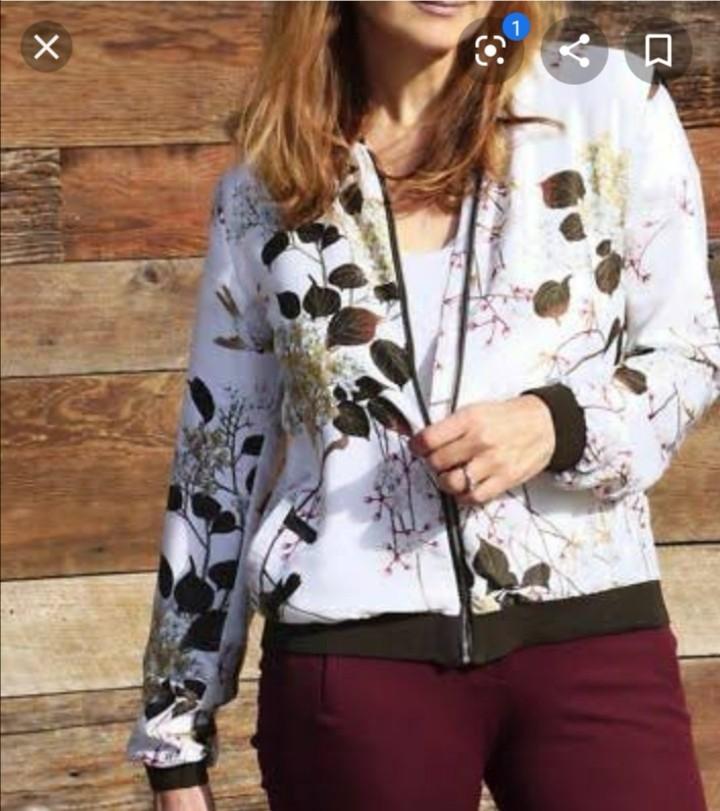 Zara TRF Cherry Blossom Bomber Jacket, Women's Fashion, Coats, Jackets ...