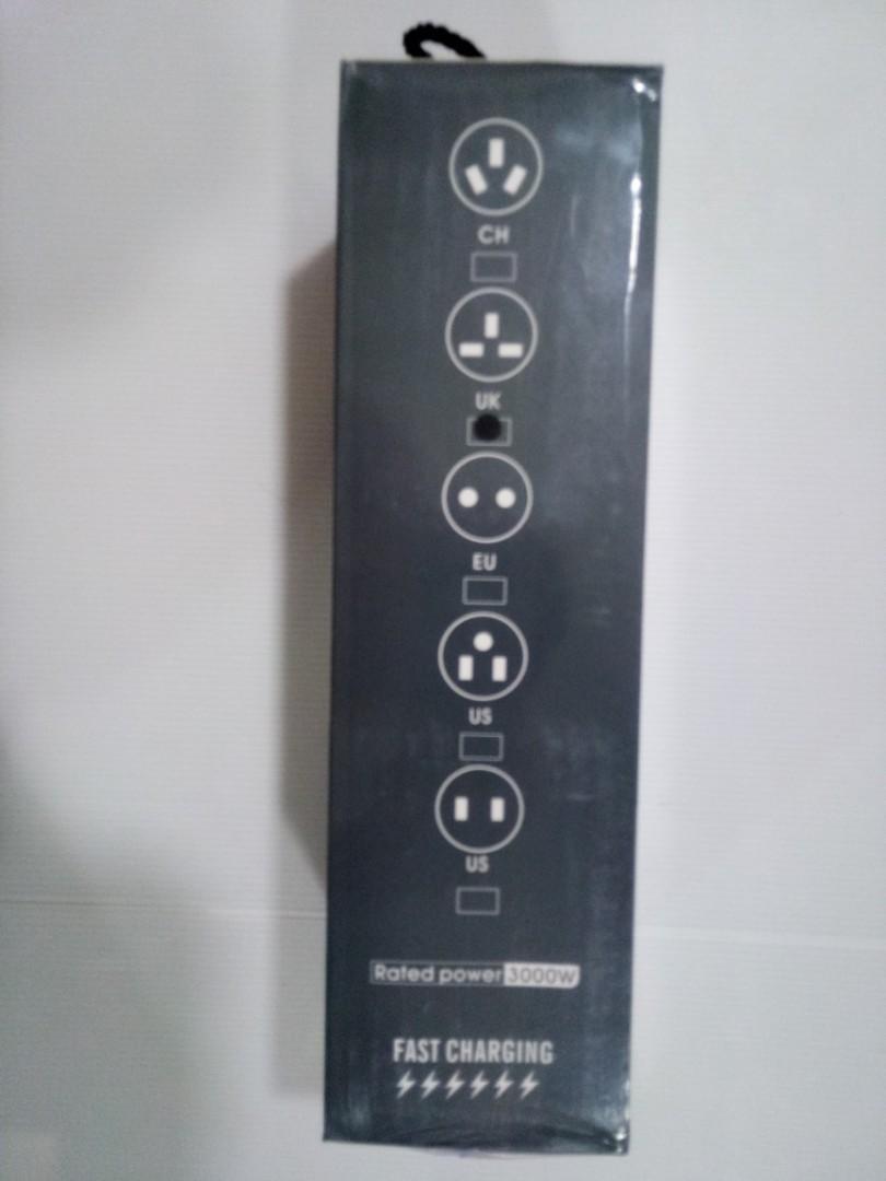 ZGN Universal Power Extension Power Socket Strip Adapter with 6 Sockets ...