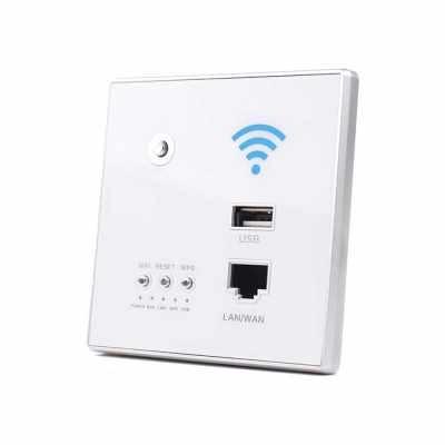 300Mbps Power AP Relay Intelligent Wireless WIFI Repeater Extender Wall ...