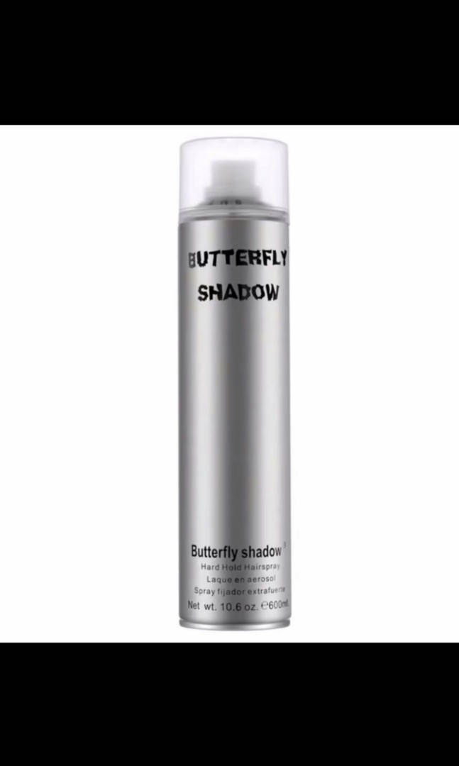 Butterfly shadow hairspray 600ml, Beauty & Personal Care, Hair on Carousell